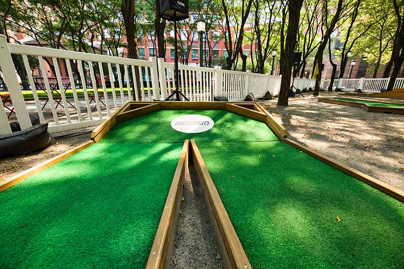 Custom 7-Hole Mini Golf Course at Brookfield Commons NYC with Wow Mini ...